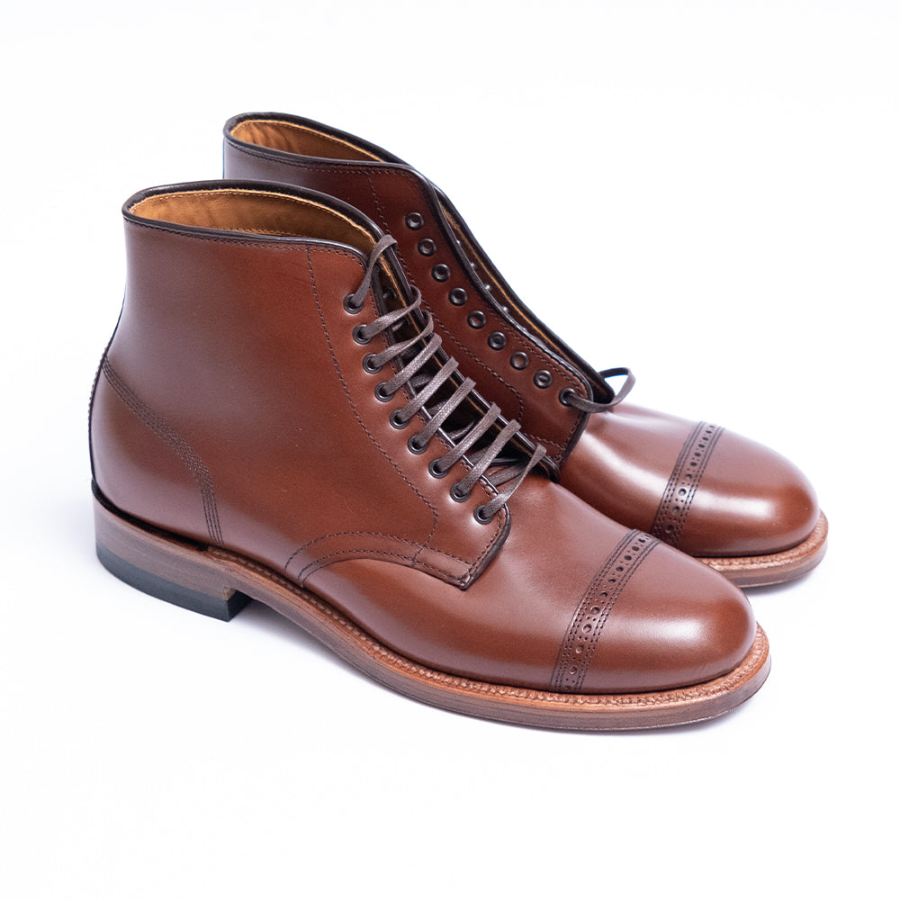 Alden | A0815 OAK ROOM Limited Cap Toe Boots Chestnut Calf – OAKROOM
